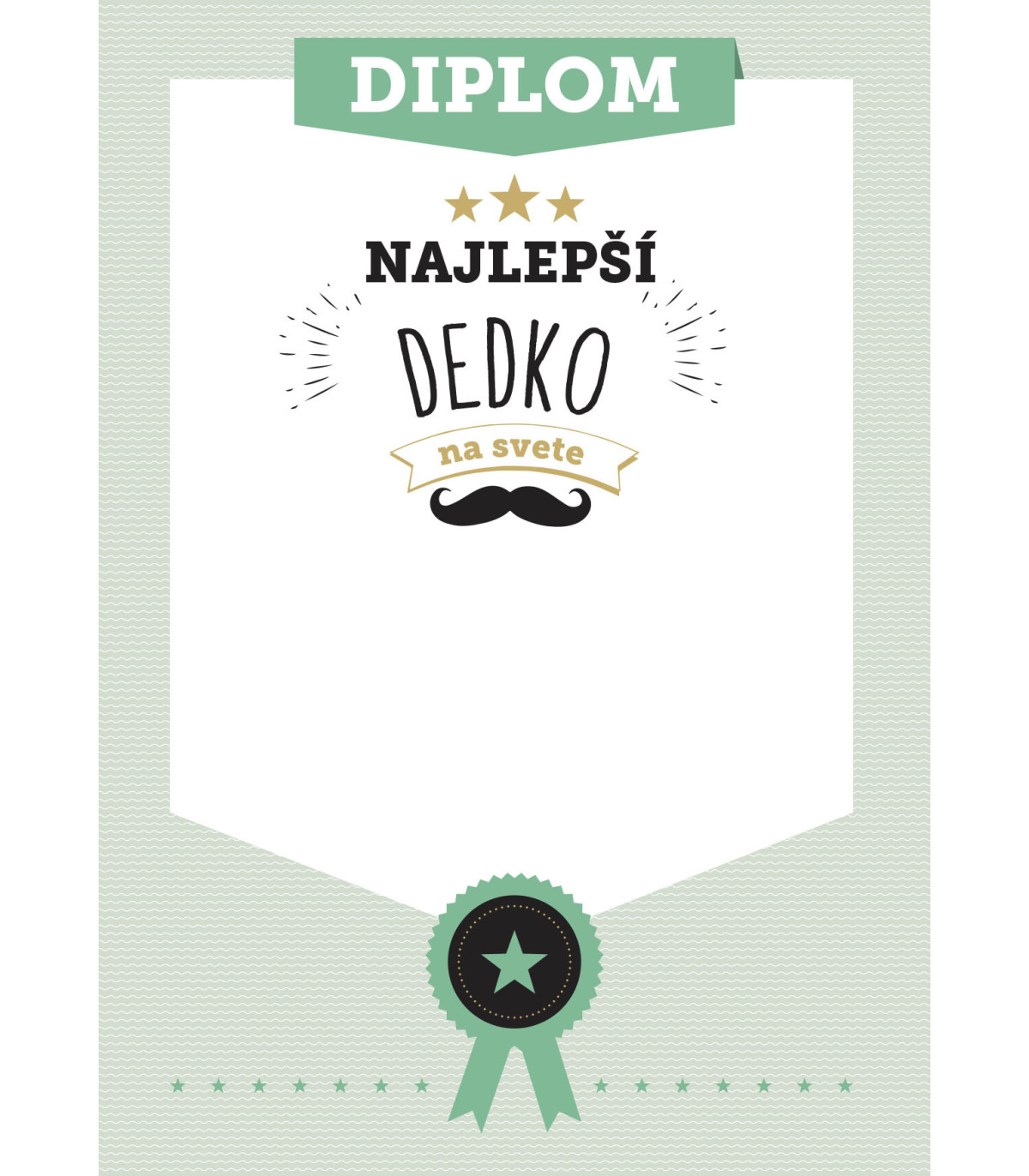 Diplom Najlepší dedko na svete